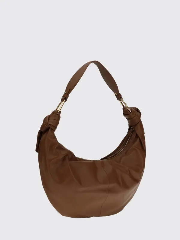 COCCINELLE Shoulder Bag With Twisted Detail - Brown