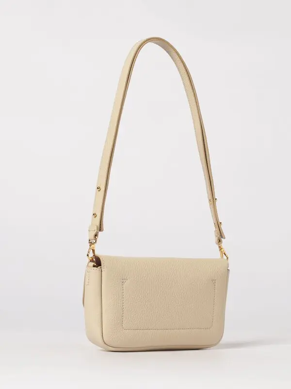COCCINELLE Mini Bag With Turn Lock Clasp - Sand