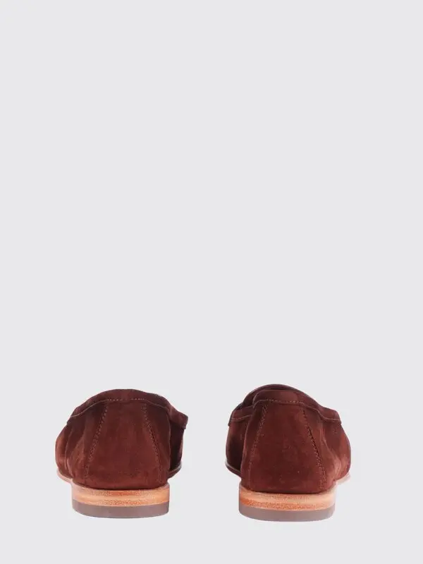 Santoni Suede Loafers - Brown