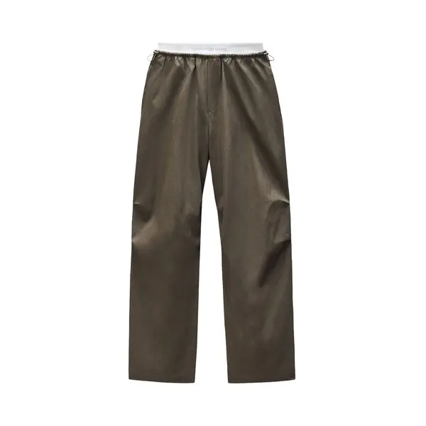 Alexander Wang Mid-rise Logo Elastic Pants