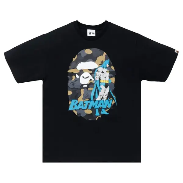 A BATHING APE X Dc Ape Head Batman Tee - Black