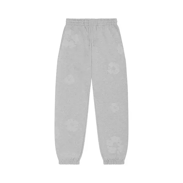 DENIM TEARS Mono Cotton Wreath Sweatpants - Grey
