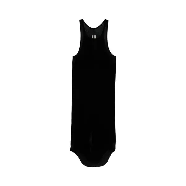 Rick Owens Basic Rib Tank Top - Black