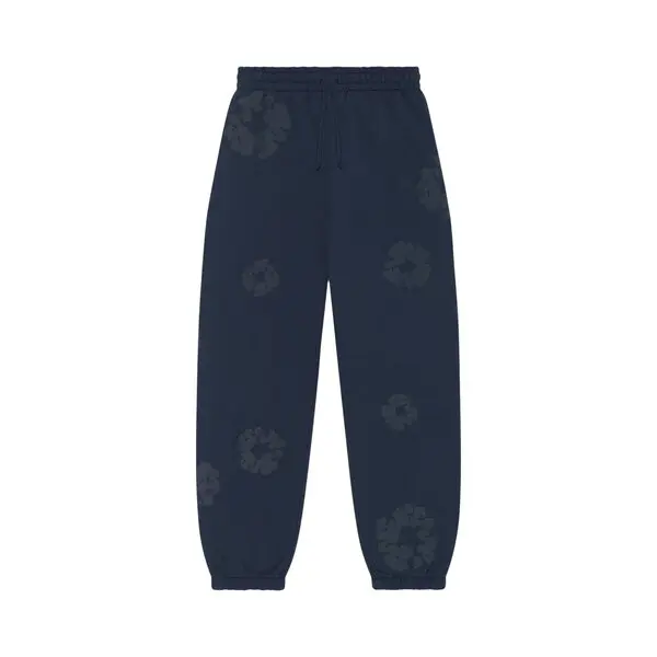 DENIM TEARS Mono Cotton Wreath Sweatpants - Blue