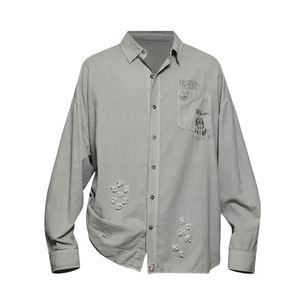 PALY HOLLYWOOD Eternal Youth Oversized Dress Shirt