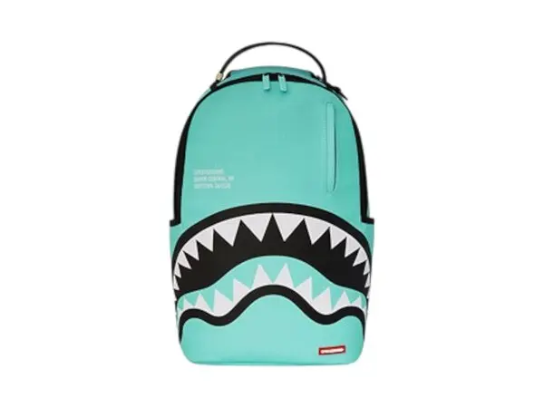 SPRAYGROUND Shark Central Aqua Dlxsv Backpack - Blue