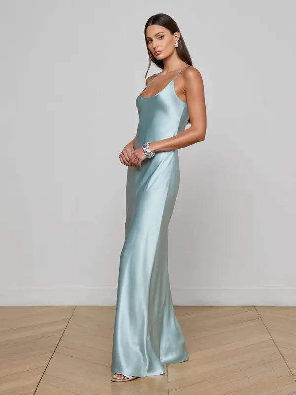L'Agence Charmaine Silk Gown