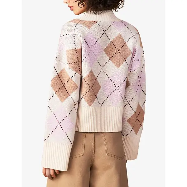RO&ZO Argyle Wool Jumper