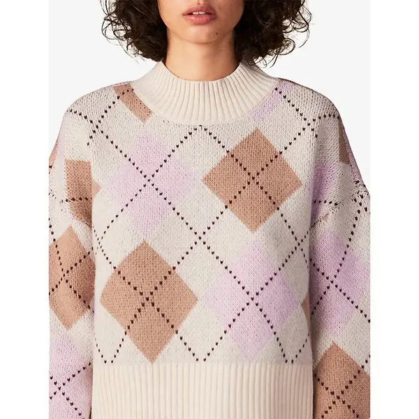 RO&ZO Argyle Wool Jumper