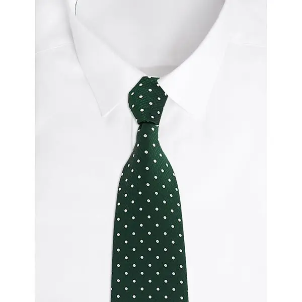 TOM FORD Polka-dot Silk-twill Neck Tie - Forest