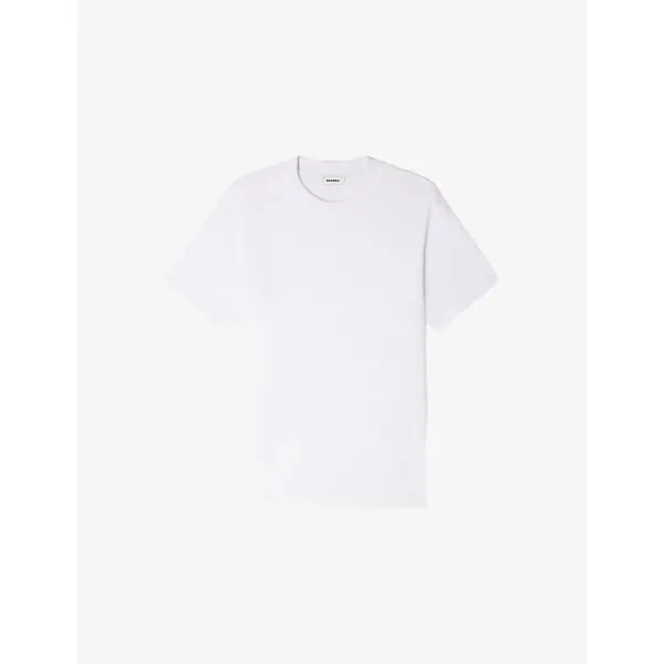 Sandro Short-sleeved Cotton-jersey T-shirt - White