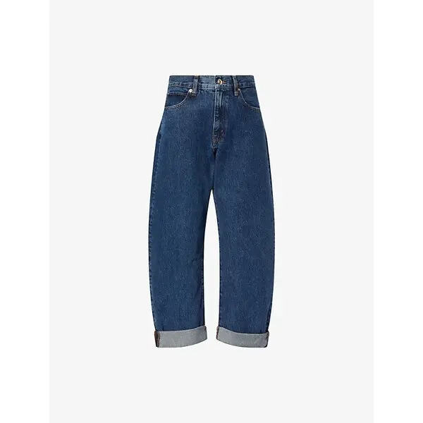 FRAME The Bubble Turn-up Denim Jeans - Lavish