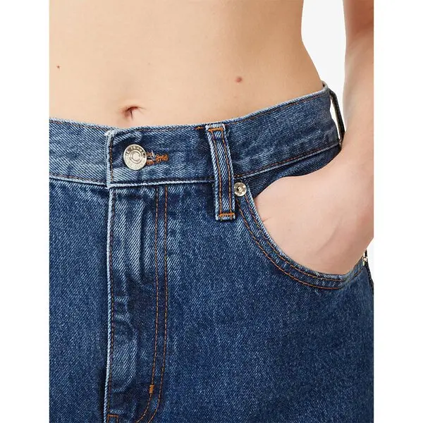FRAME The Bubble Turn-up Denim Jeans - Lavish