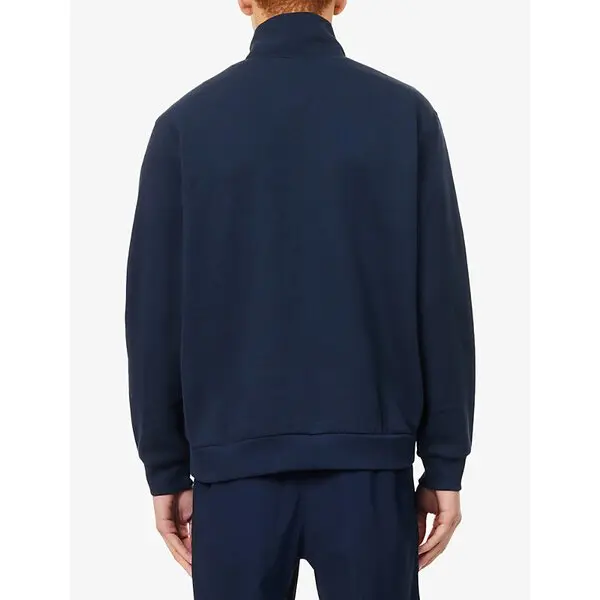 Lululemon Relaxed Fit Half-zip Cotton-blend Sweatshirt