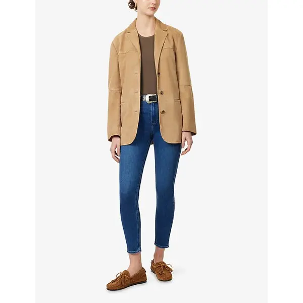 Paige Hoxton Ankle Skinny Stretch-denim Jeans - Aerial
