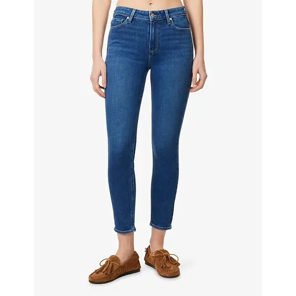 Paige Hoxton Ankle Skinny Stretch-denim Jeans - Aerial