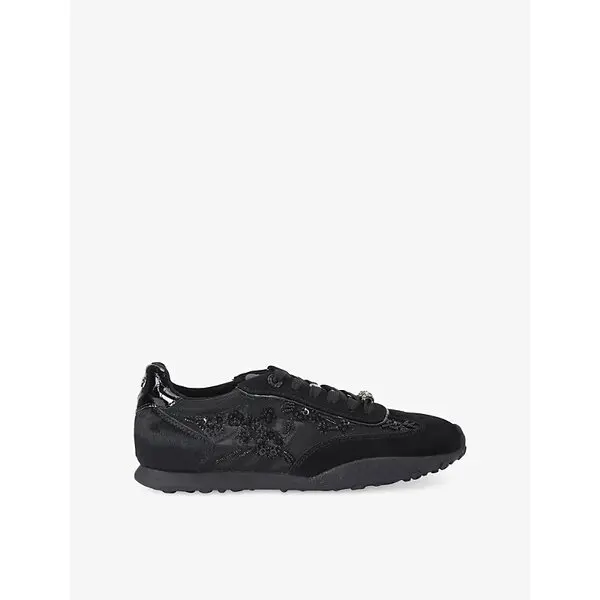 Kurt Geiger Mesh Trainers - Black