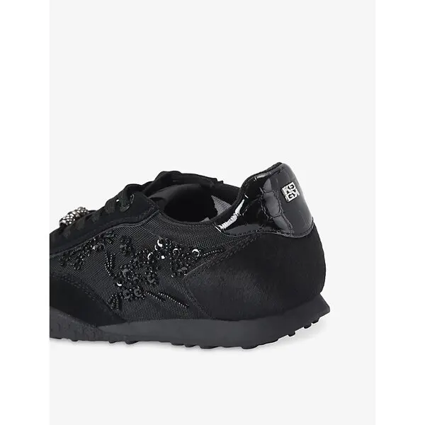Kurt Geiger Mesh Trainers - Black