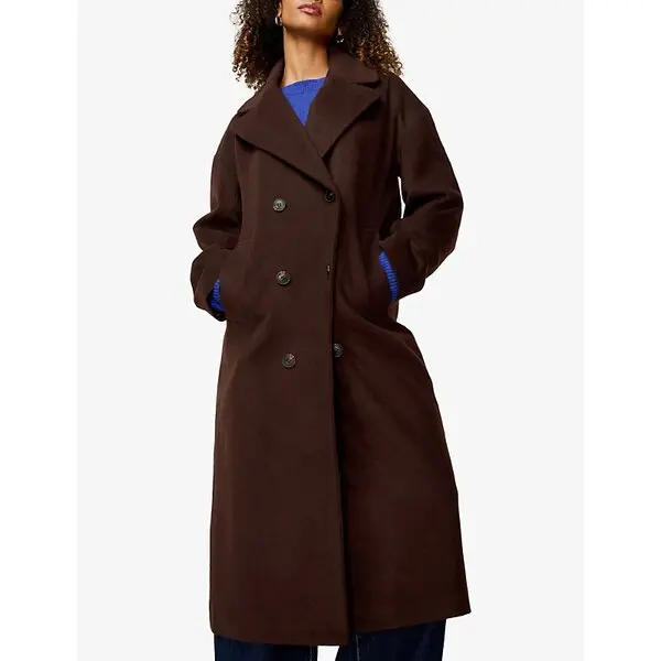 OMNES Tina Double-breasted Woven Coat