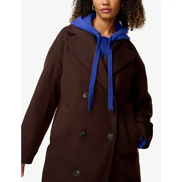OMNES Tina Double-breasted Woven Coat