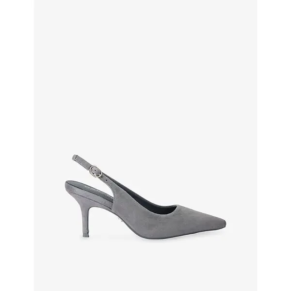Carvela Suede Slingbacks - Grey