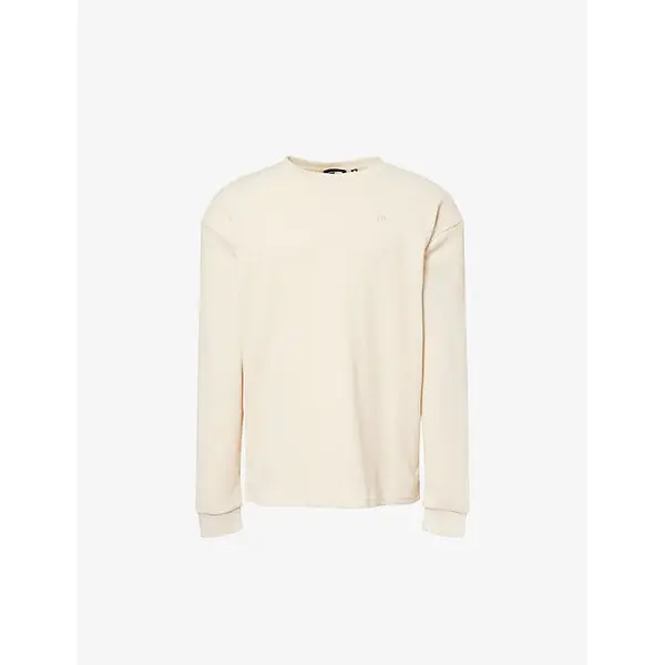 New Era Waffle Long-sleeve Cotton-blend T-shirt