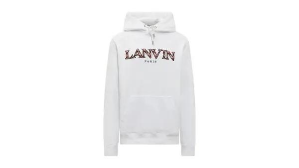 LANVIN Curb Lace Hoodie - White