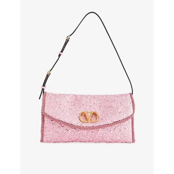 Valentino Garavani Devain Small Jacquard Shoulder Bag