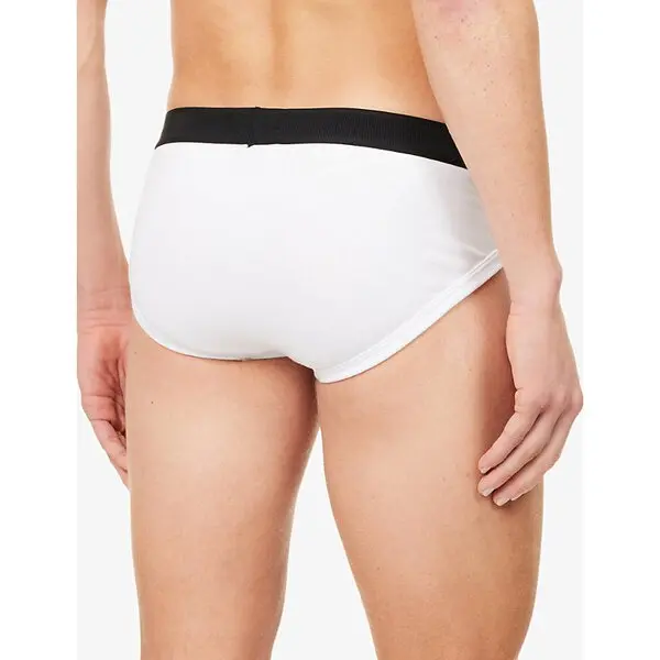 TOM FORD Branded Pack Of Two Stretch-cotton Briefs Xxl