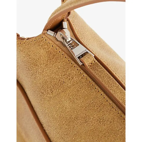 JW Anderson Loafer Small Suede Shoulder Bag