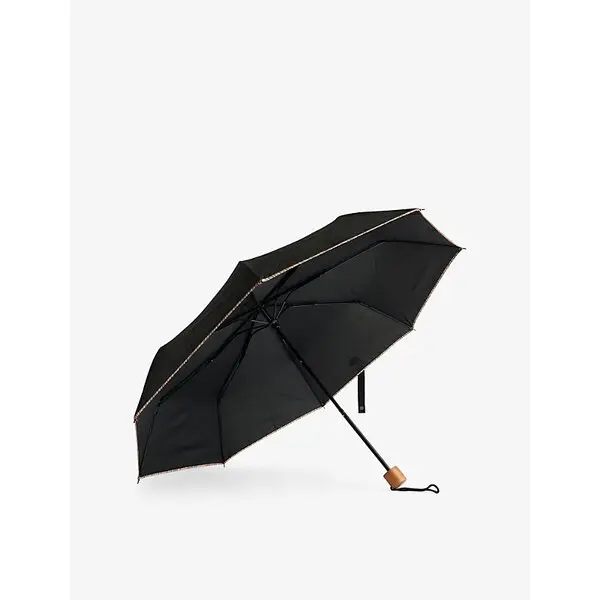 Paul Smith Striped-trim Telescopic Umbrella