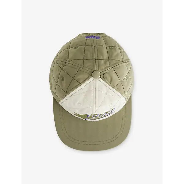 A BATHING APE Logo-embroidered Quilted Cap