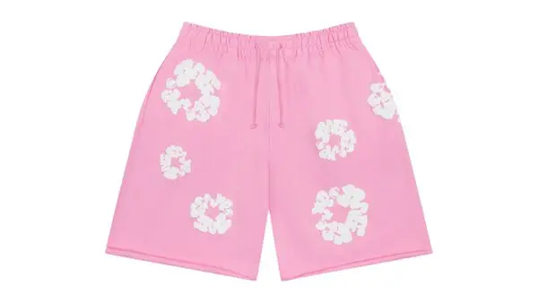 DENIM TEARS Cotton Wreath Sweatshorts - Pink