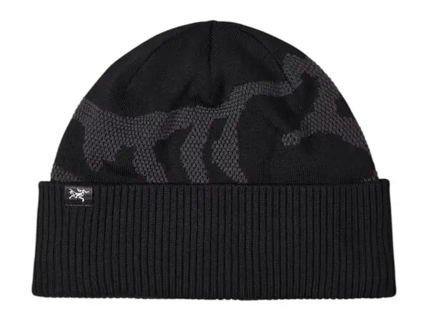 Arc'teryx Grotto Rib Toque Beanie - Black/graphite