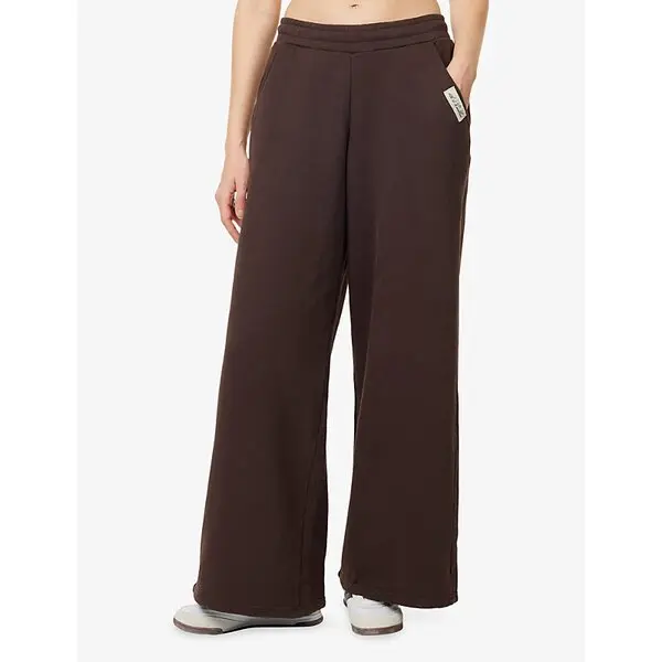 4TH & RECKLESS Fillipa Wide Leg Cotton Jogging Bottoms