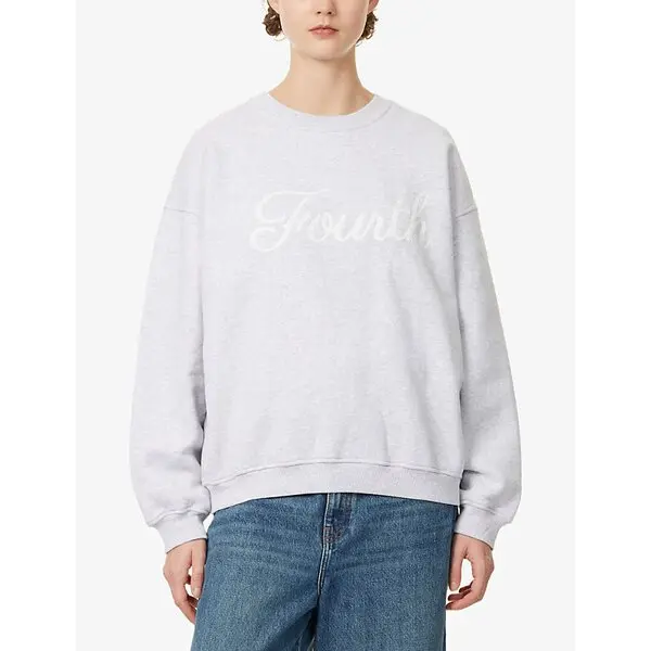 4TH & RECKLESS Oversized Cotton Sweatshirt