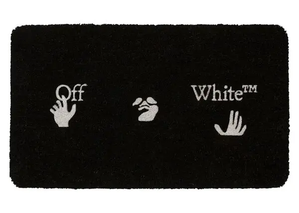 Off-White Swimming Logo Doormat - Multicolor