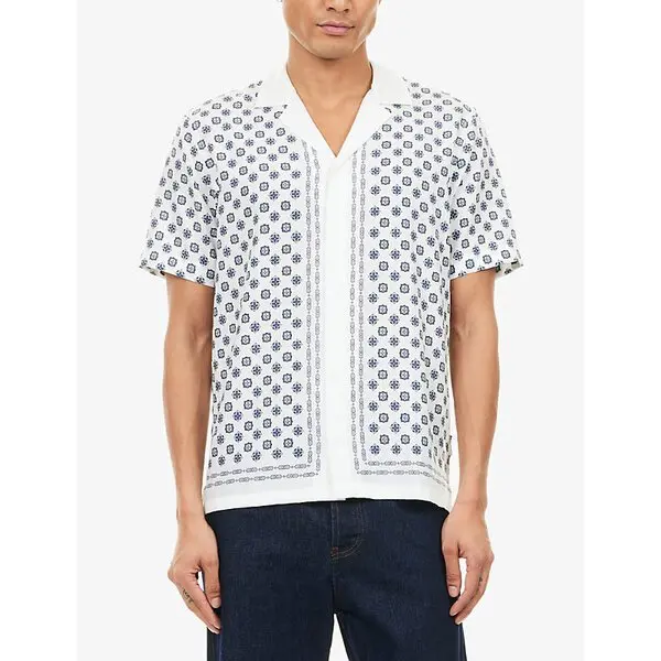 Orlebar Brown Maitan Luminis Printed Woven Shirt