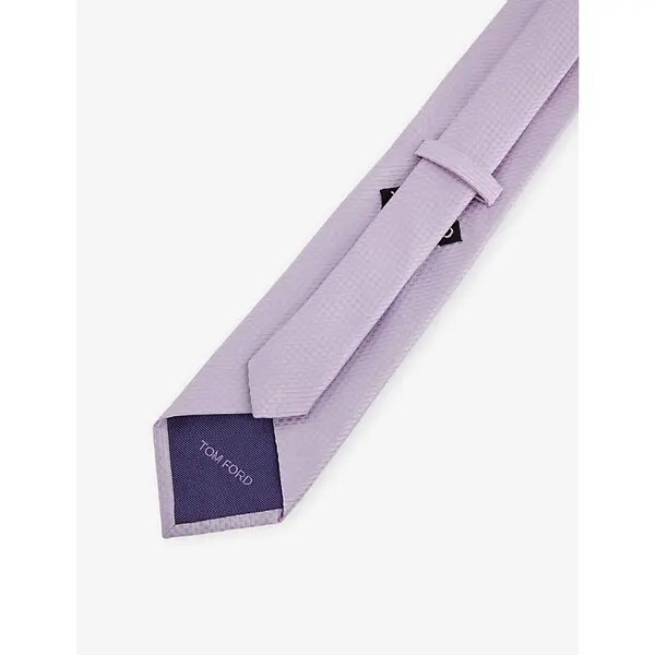 TOM FORD Satin Textured Silk Tie