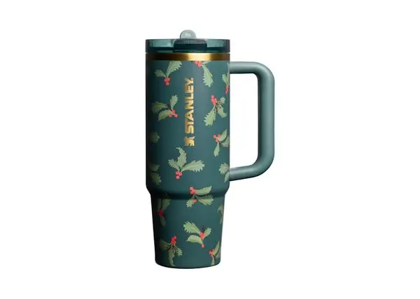 STANLEY 30oz Protour Flip Straw Tumbler - Holiday Botanical