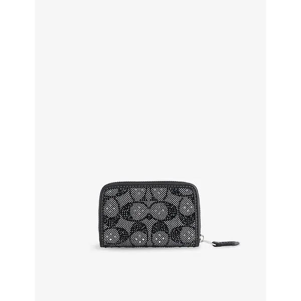 COACH Logo-print Zipped Card Holder