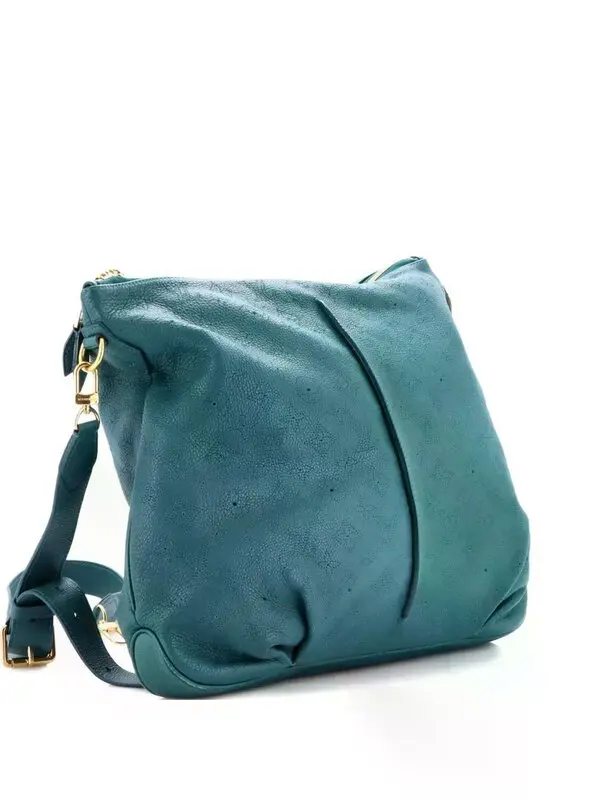 LOUIS VUITTON Selene Handbag Mahina Leather Mm
