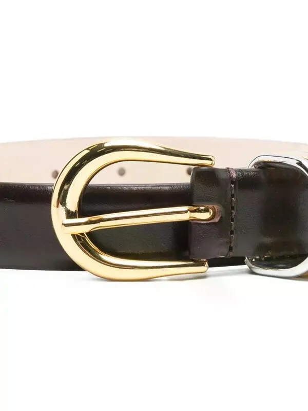 DEHANCHE Hollyhock Buckle Belt - Brown