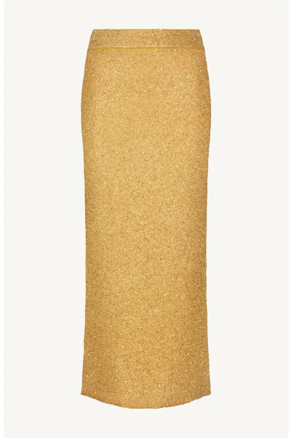 Lela Rose Sequin Knit Pencil Skirt