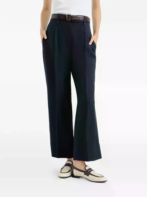 Brunello Cucinelli Monili Detail Cigarette Trousers