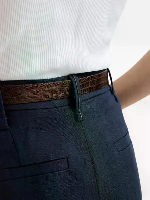 Brunello Cucinelli Monili Detail Cigarette Trousers