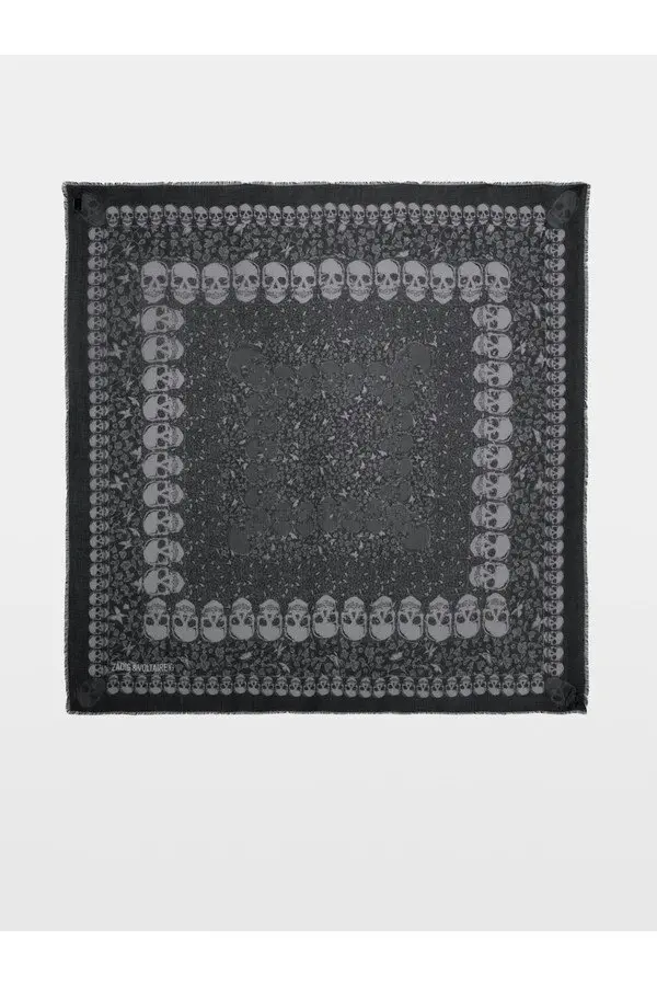 Zadig&Voltaire Kerry Garden 135 Scarf - Black