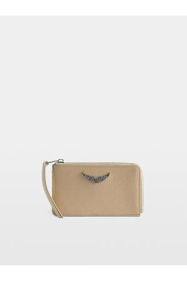 Zadig&Voltaire Zv Card Cardholder - Natural
