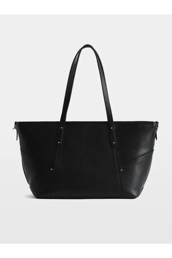 Zadig&Voltaire Grained Leather Tote Bag