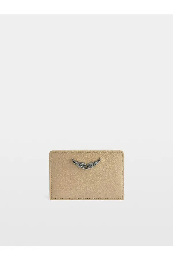 Zadig&Voltaire Zv Pass Cardholder - Natural